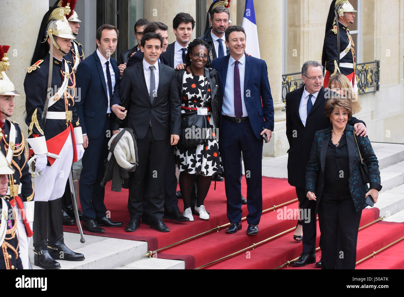 Julien Mattia / Le Pictorium - Inauguration ceremony of Emmanuel Macron ...