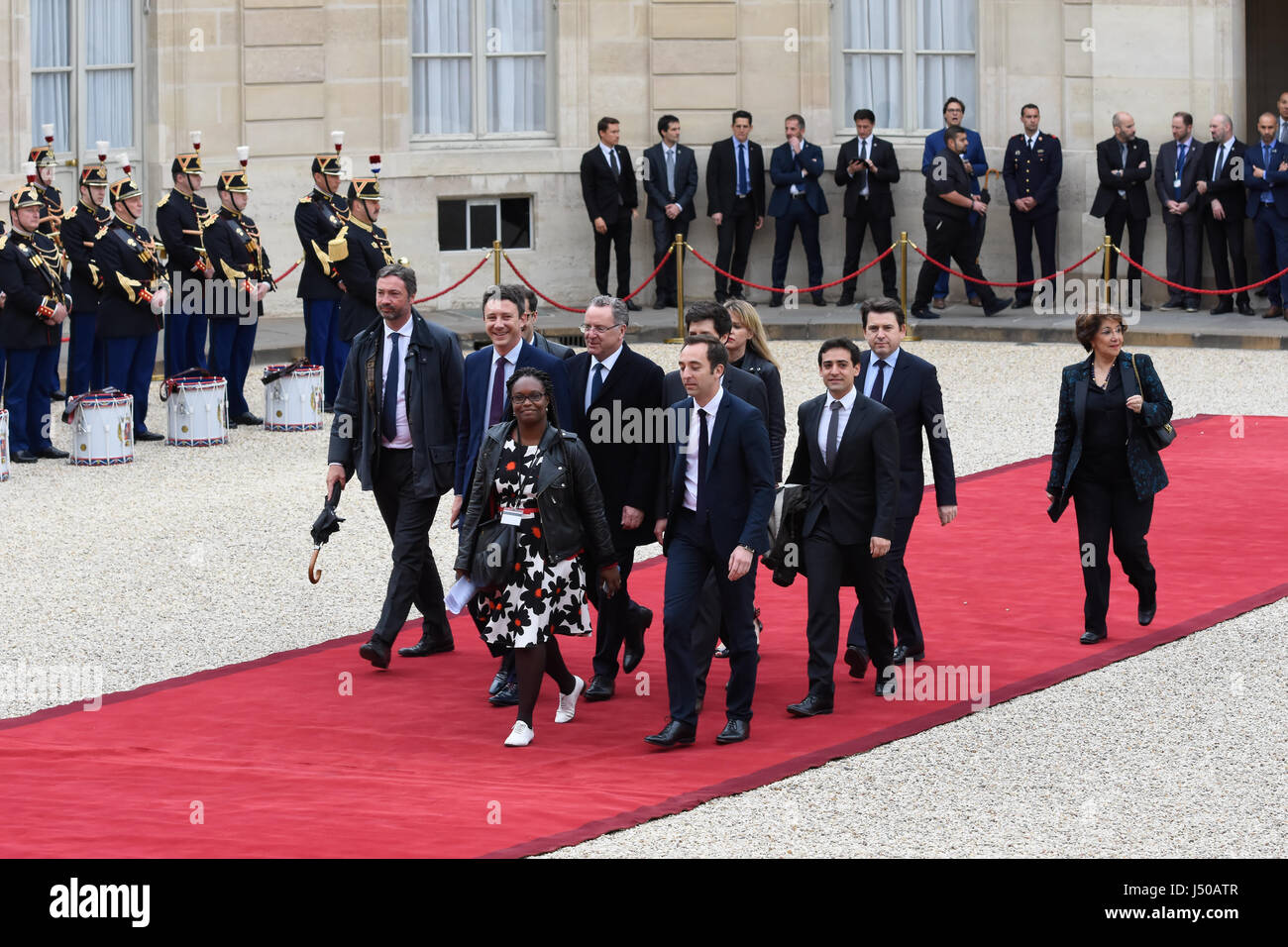 Julien Mattia / Le Pictorium - Inauguration ceremony of Emmanuel Macron ...