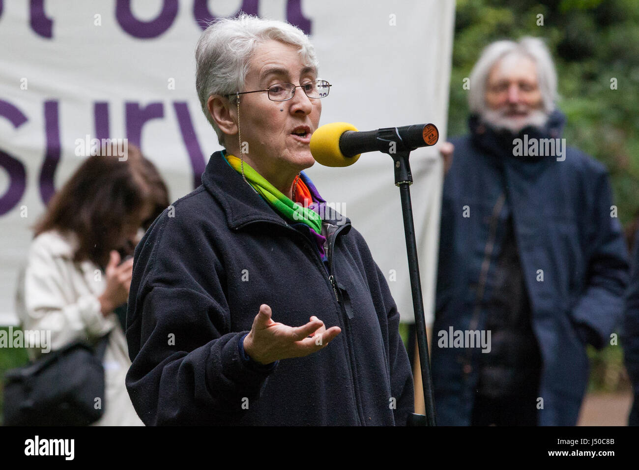 London, UK. 15th May, 2017. Valerie Flessati, Christian activist ...
