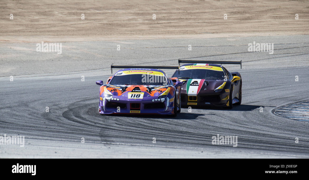 Monterey, California, USA. 13th May, 2017. # 118 Michael Watt and # 113 ...