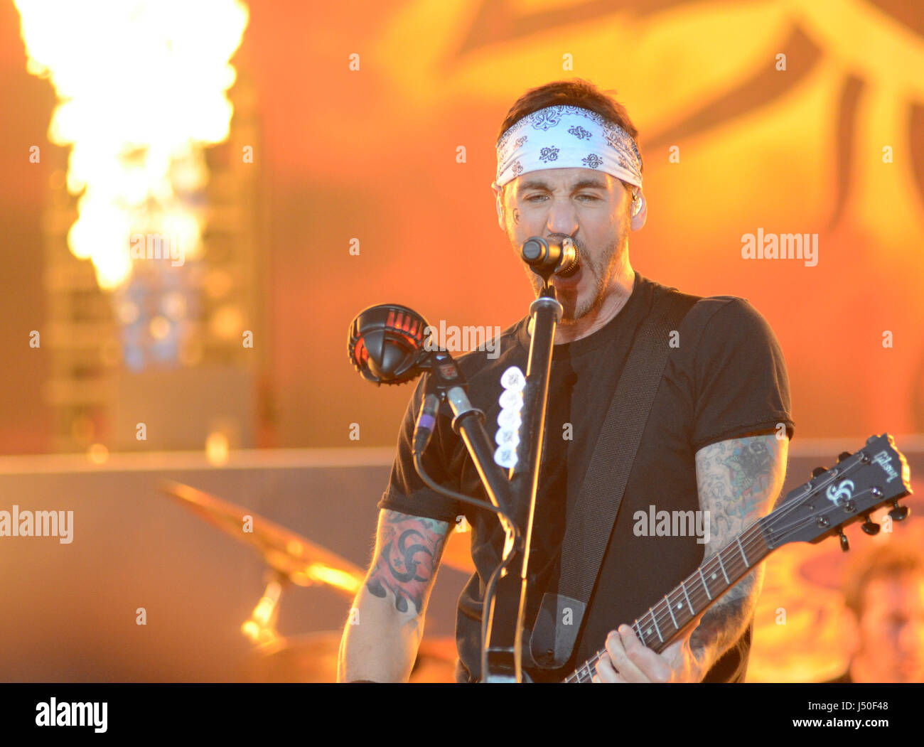 May 13, 2017: Lead singer Sully Erna from the band Godsmack performs ...