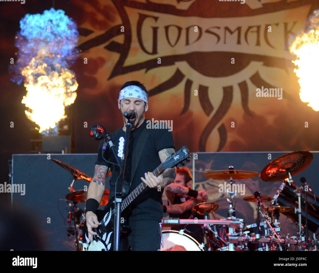 May 13, 2017: Lead singer Sully Erna from the band Godsmack performs ...