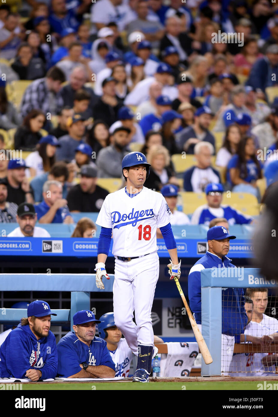 Los Angeles, California, USA. 28th Apr, 2017. Kenta Maeda (Dodgers) MLB ...