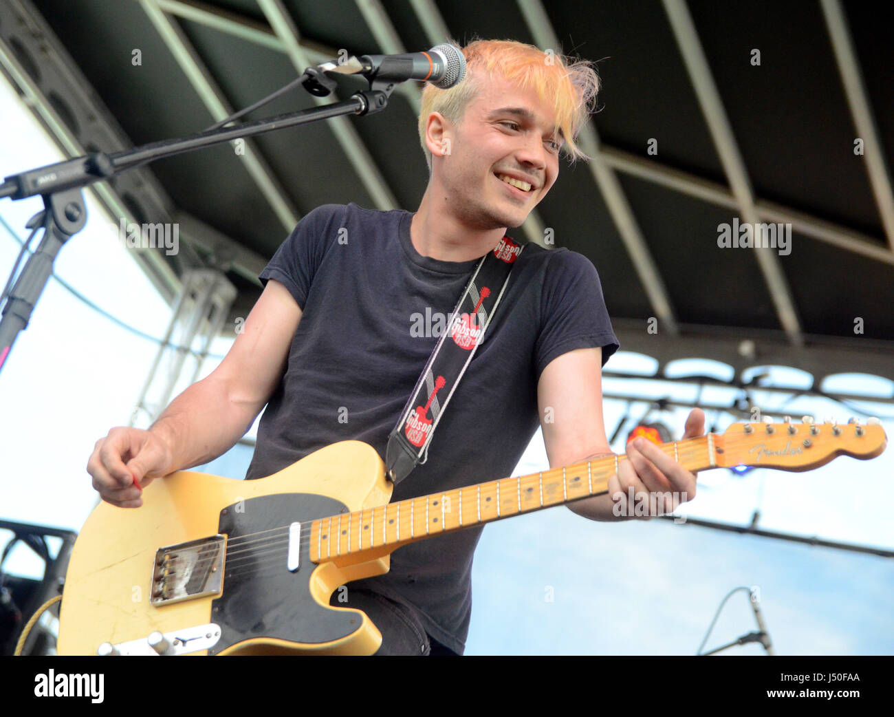 Somerset, Wisconsin, USA. 14th May, 2017. Lead singer Josh Katz of the ...