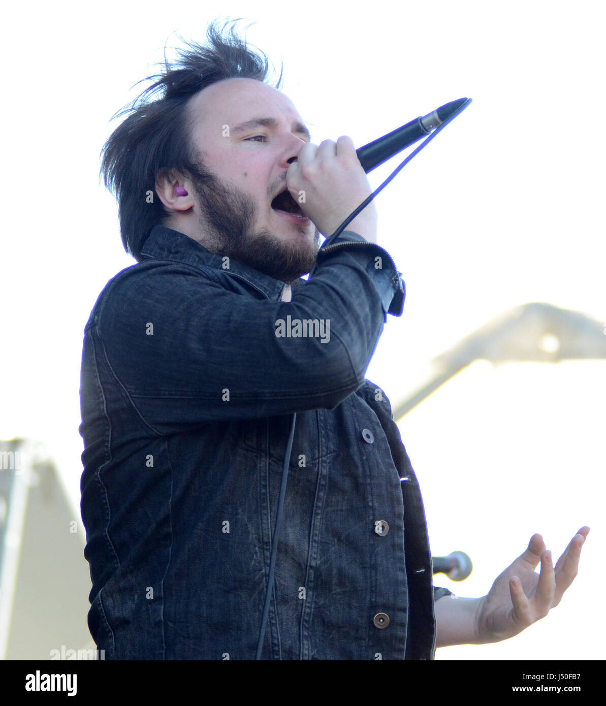 Somerset, Wisconsin, USA. 13th May, 2017. Lead singer Austin Dickinson ...