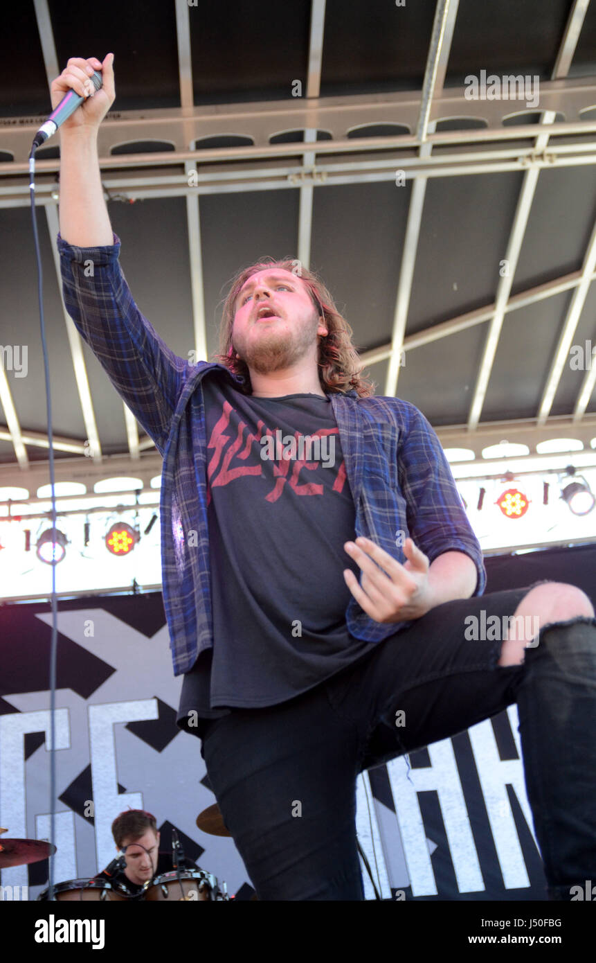 Somerset, Wisconsin, USA. 13th May, 2017. Lead singer Briton Bond of ...