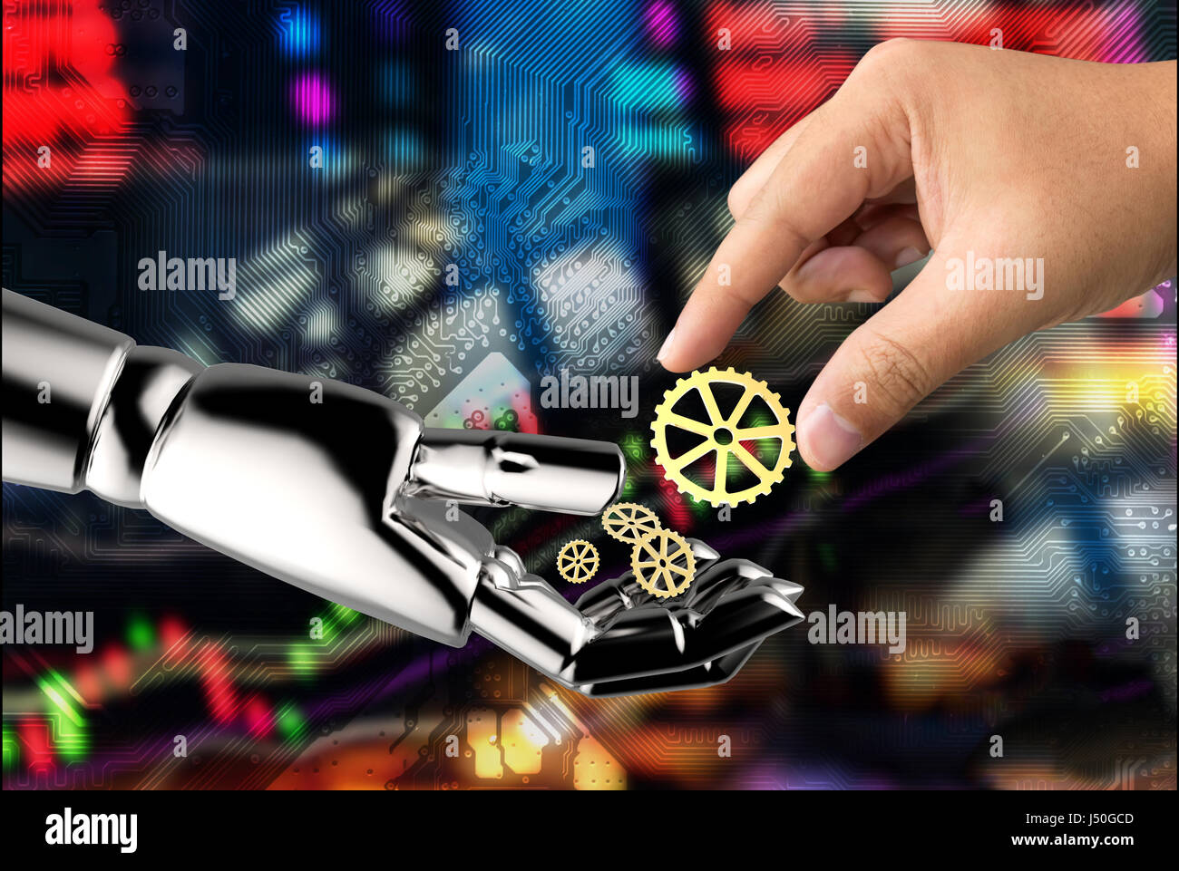 Cyber communication , robotic , Fintech and robo advisor in stock ...