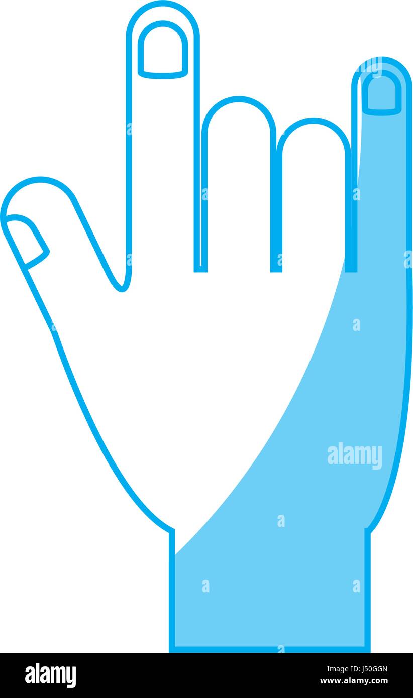 human hand icon Stock Vector Image & Art - Alamy