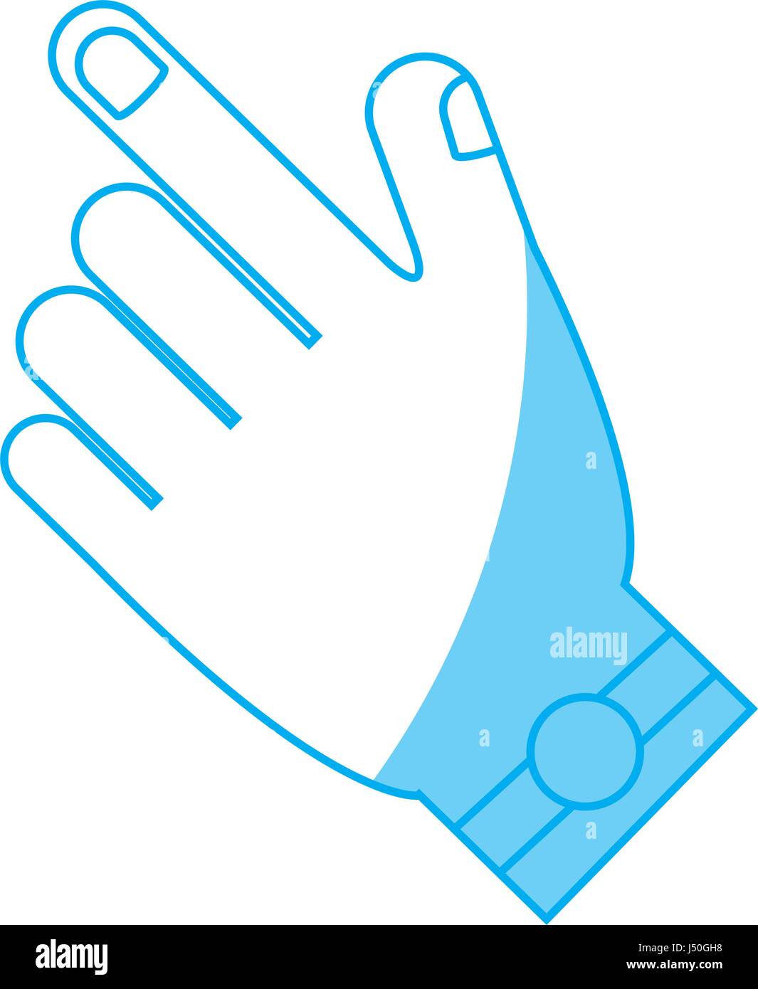 human hand icon Stock Vector Image & Art - Alamy