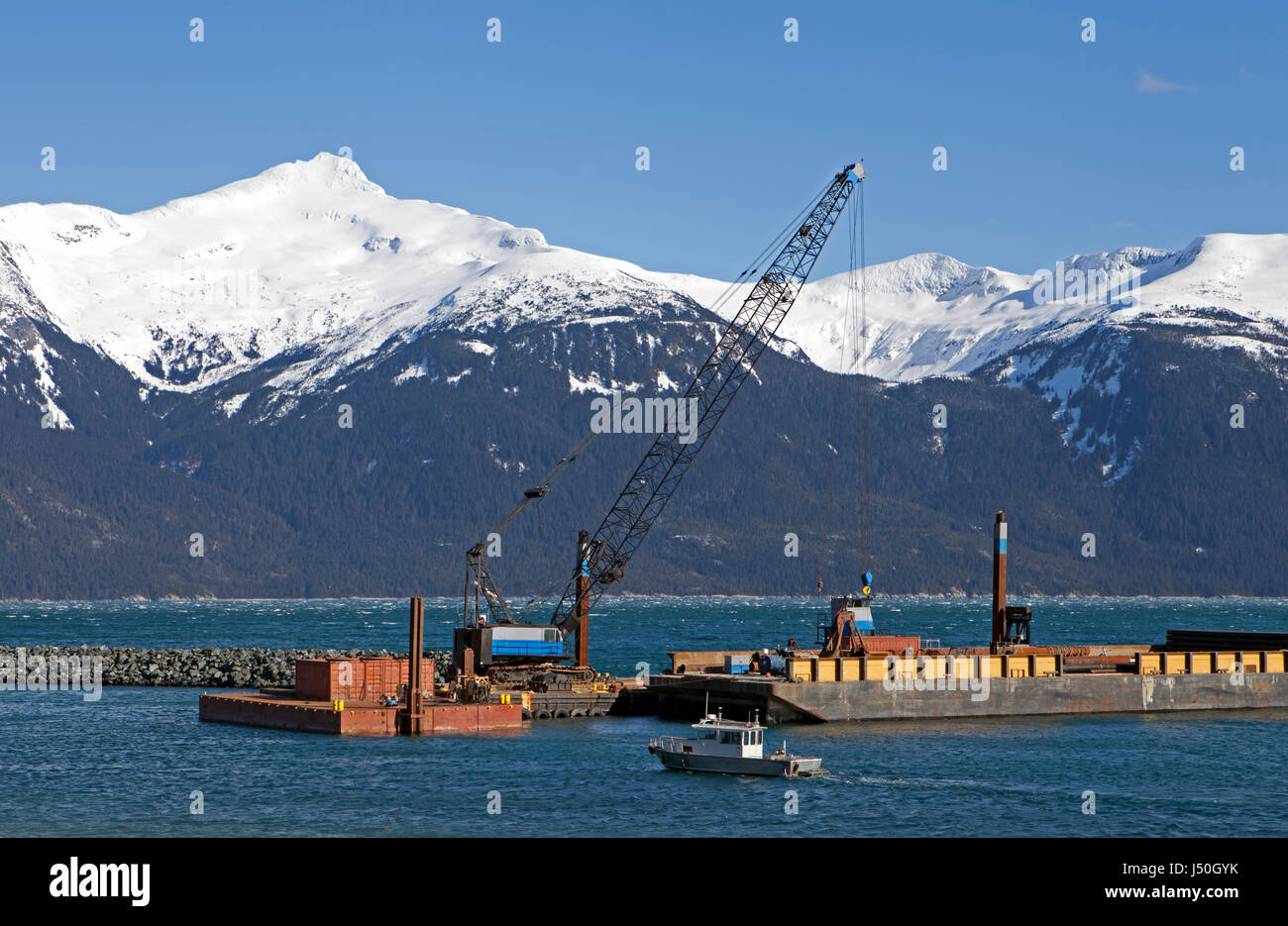 Alaska barge hi-res stock photography and images - Alamy