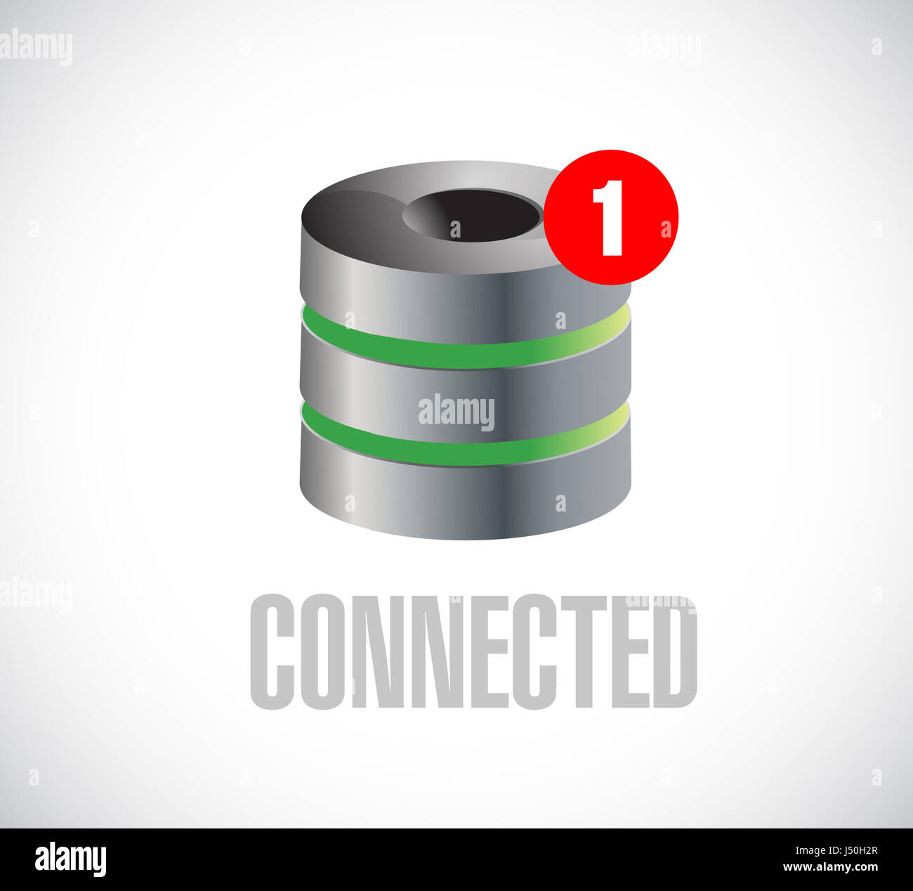 server connected communication concept message. illustration isolated ...