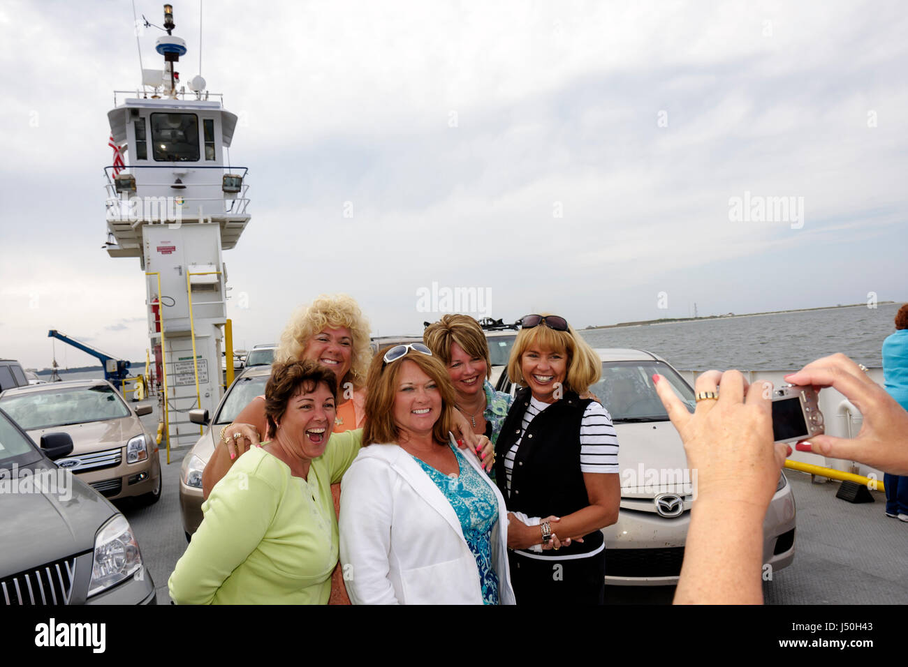 Alabama Fort Morgan,Fort Morgan Ferry,Mobile Bay water,adult adults ...