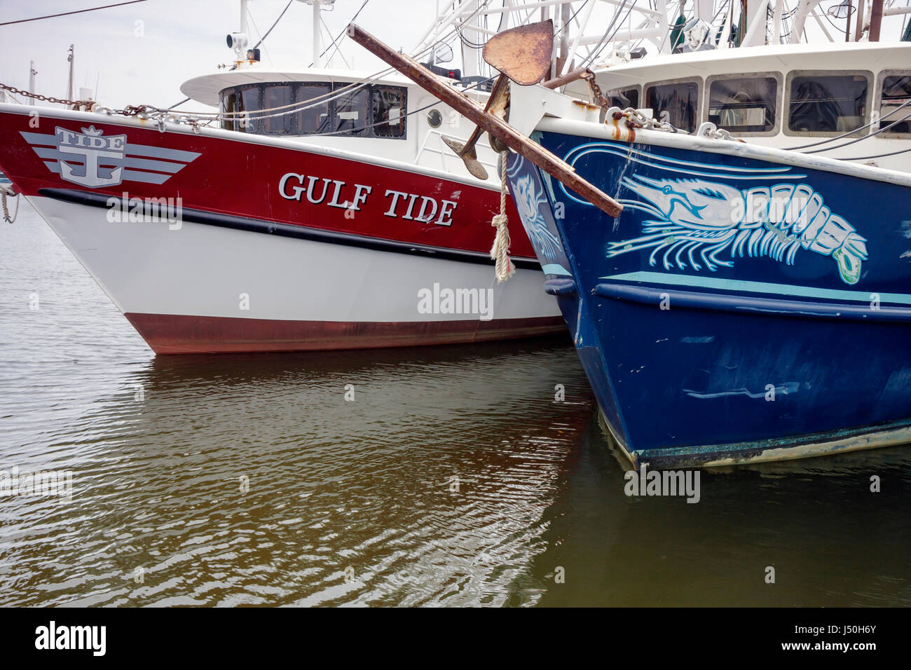 Alabama Mobile County,Bay waterou la Batre,commercial shrimp fleet ...