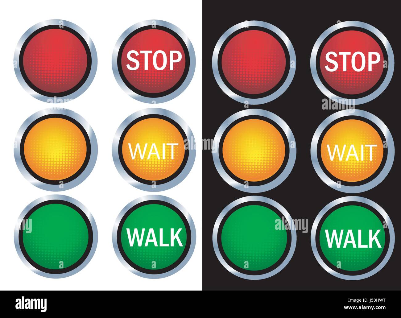Traffic light sequence Stock Vector Images - Alamy