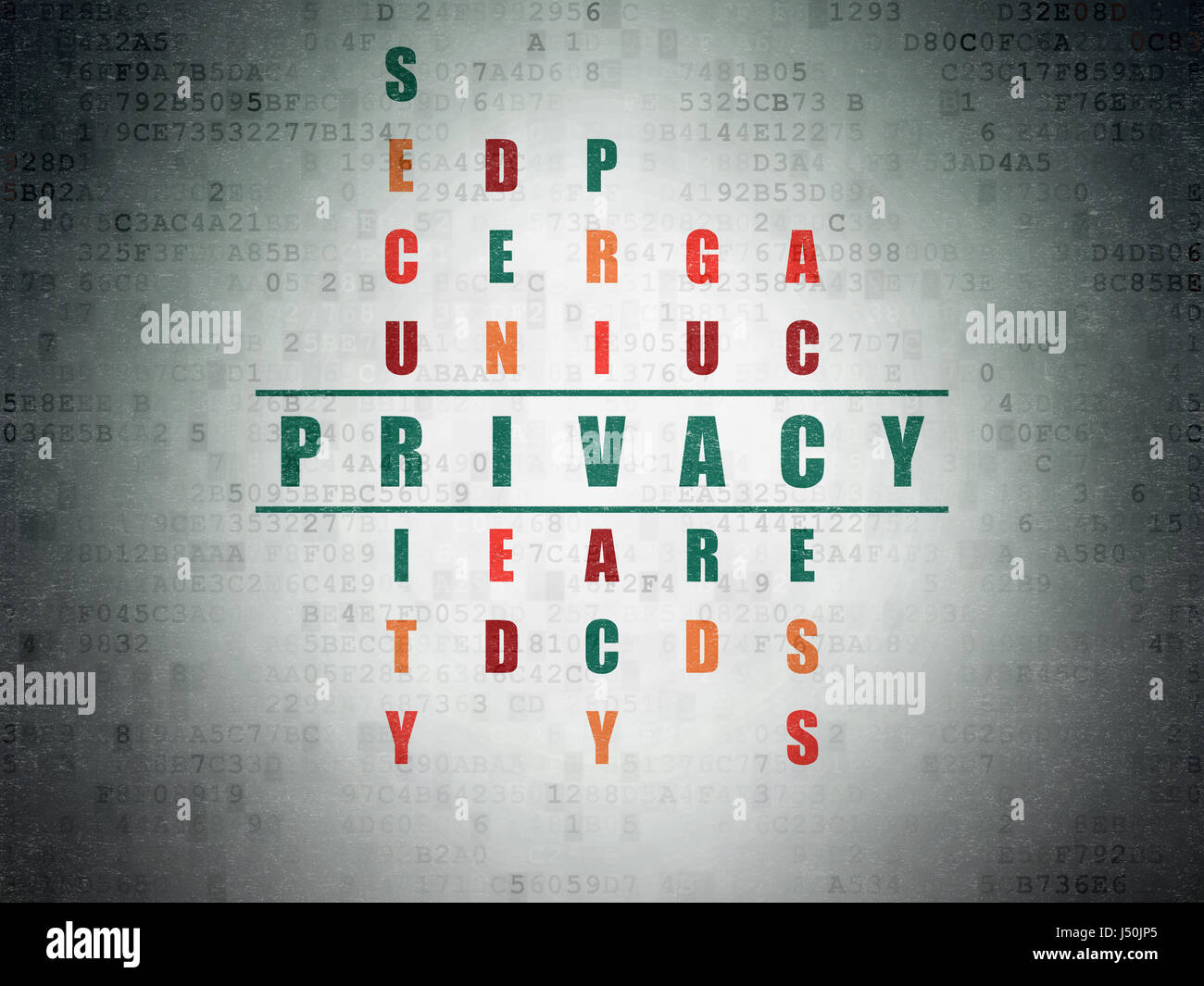 Privacy concept: Privacy in Crossword Puzzle Stock Photo - Alamy