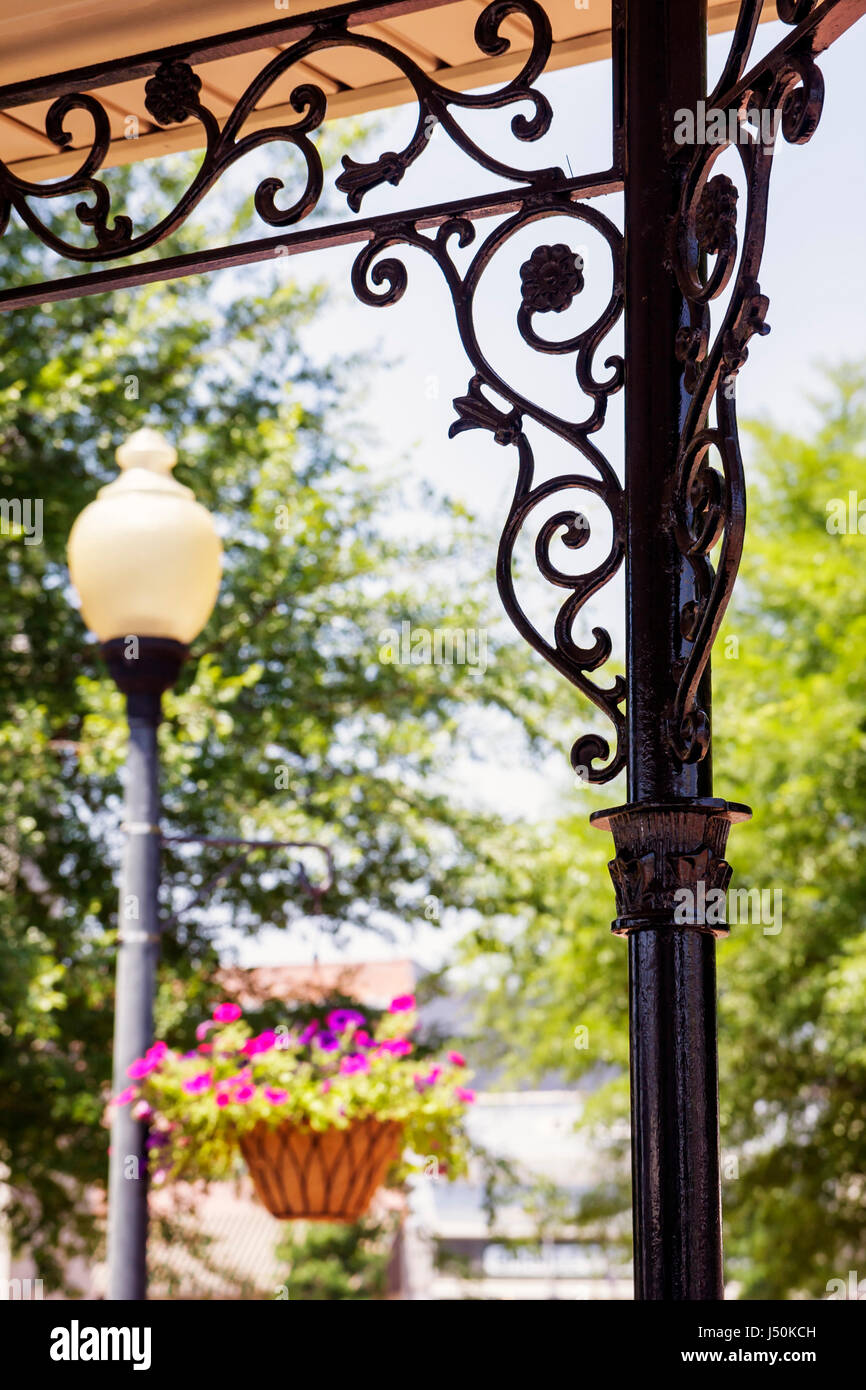 Troy Alabama,small town square,gazebo,downtown,historic buildings,city ...