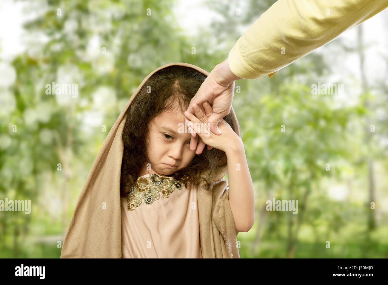 Children Showing Respect To Parents