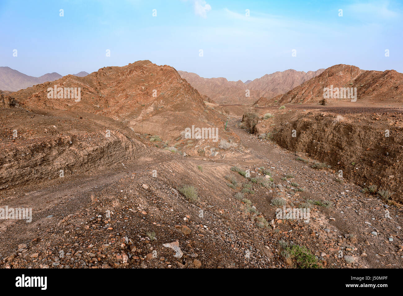 Beautiful View of Lakes and Desert in United Arab Emirates Stock Photo ...