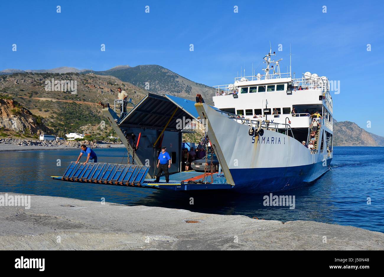Ship ferry to crete hi-res stock photography and images - Alamy