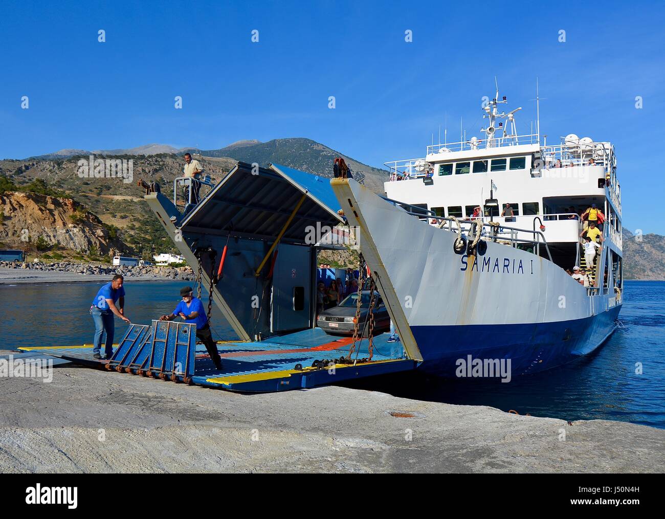 Ship ferry to crete hi-res stock photography and images - Alamy