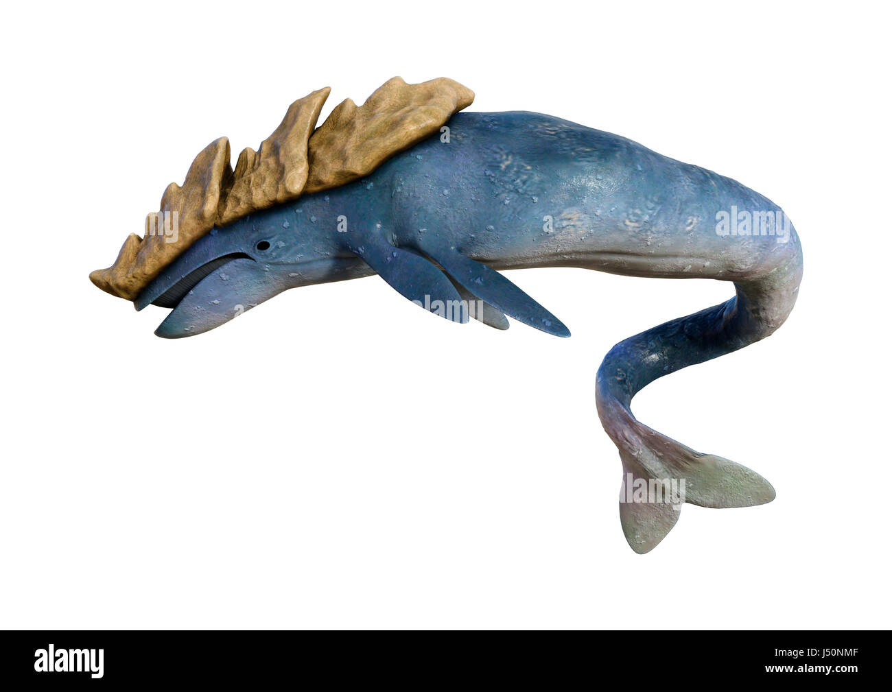 3D rendering of a Leviathan isolated on white background Stock Photo ...