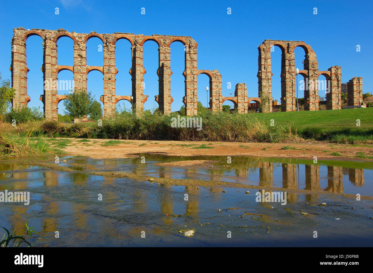 Merida, Los Milagros Aqueduct, Los Milagros Roman aqueduct , Aqueduct ...