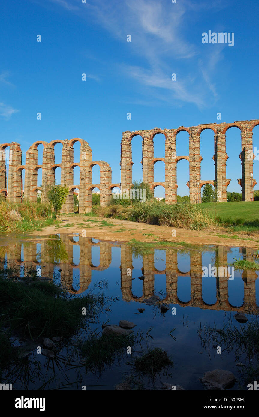 Merida, Los Milagros Aqueduct, Los Milagros Roman aqueduct , Aqueduct ...