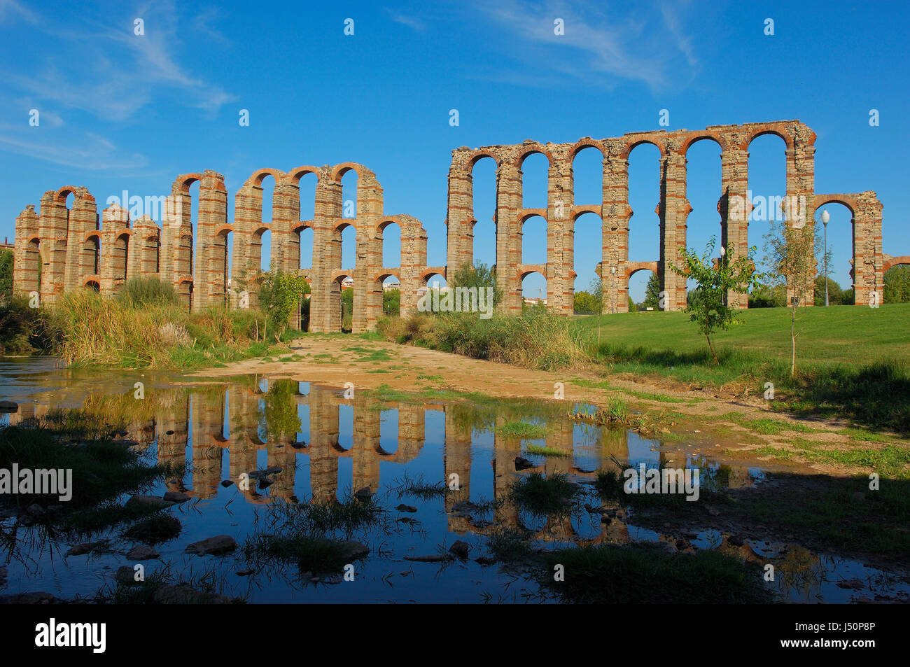 Merida, Los Milagros Aqueduct, Los Milagros Roman aqueduct , Aqueduct ...