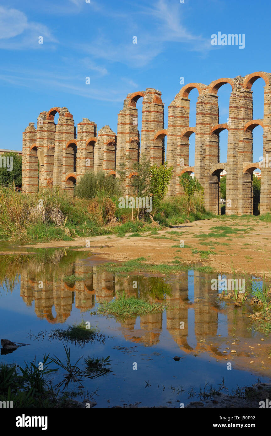 Merida, Los Milagros Aqueduct, Los Milagros Roman aqueduct , Aqueduct ...