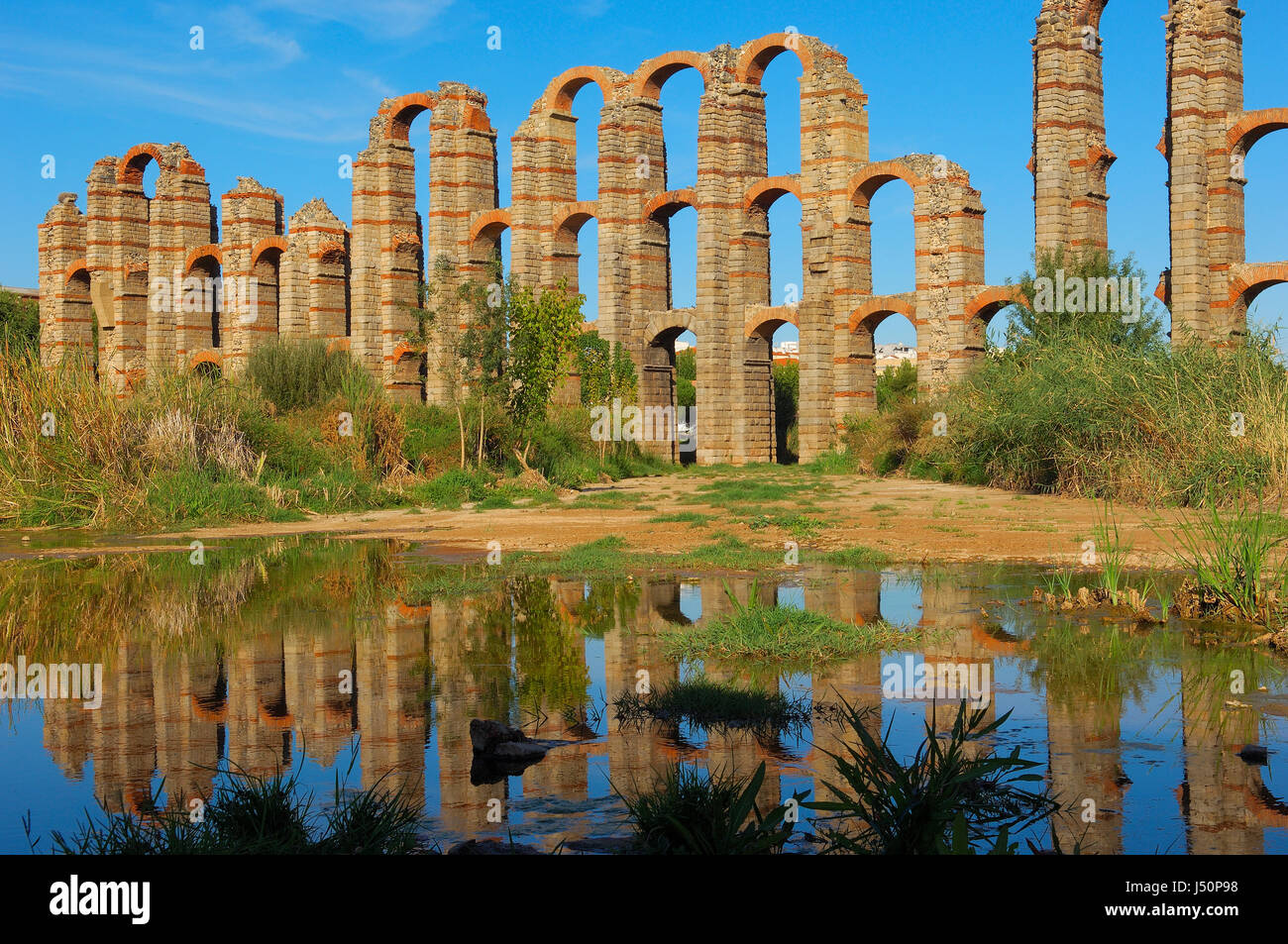 Merida, Los Milagros Aqueduct, Los Milagros Roman aqueduct , Aqueduct ...