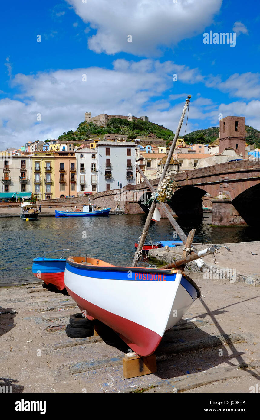 bosa, sardinia, italy Stock Photo - Alamy