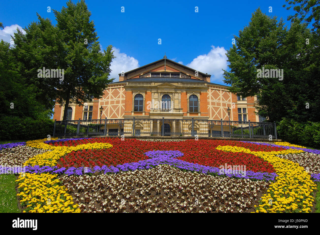 Bayreuth, Festival Richard Wagner Opera House, Bayreuth Festspielhaus ...