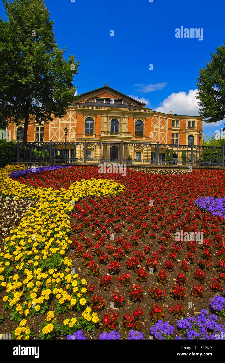 Bayreuth, Festival Richard Wagner Opera House, Bayreuth Festspielhaus ...