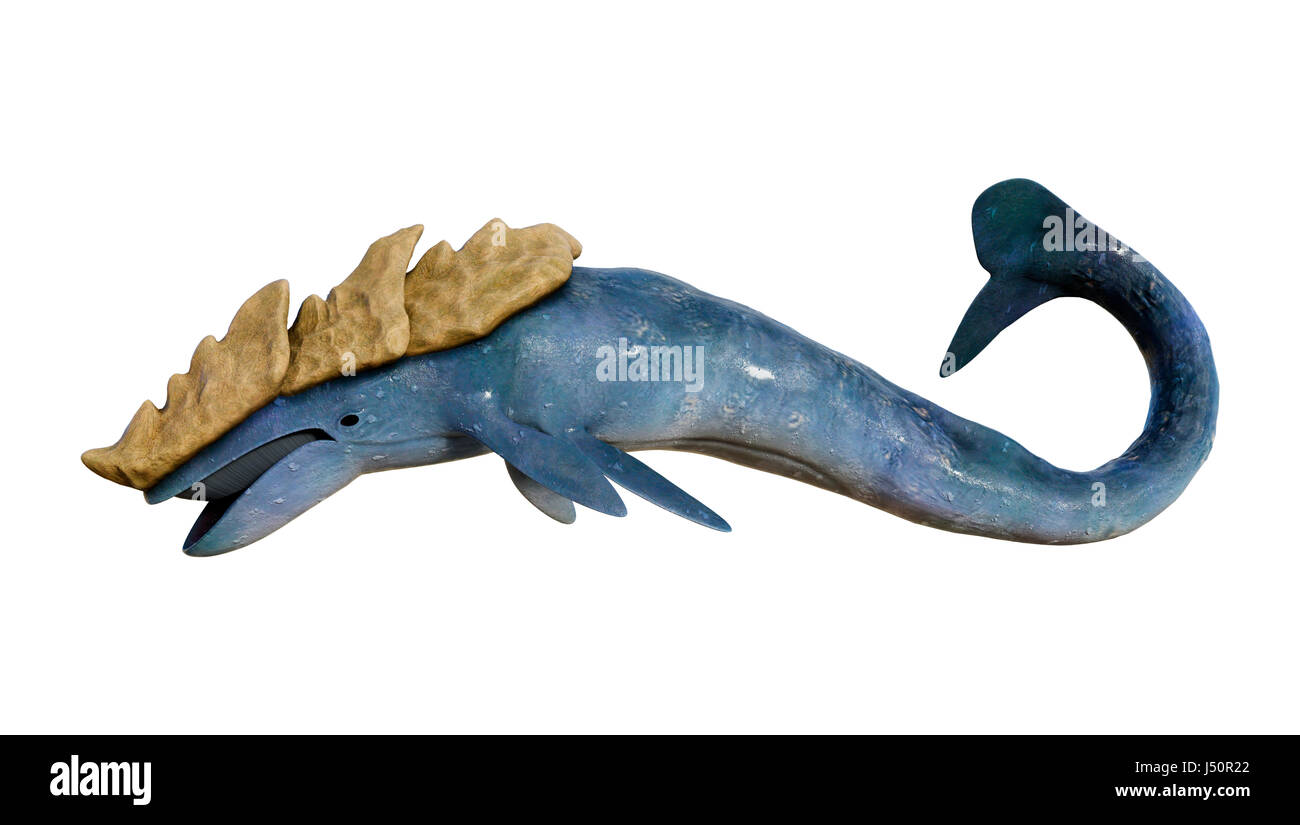 3D rendering of a Leviathan isolated on white background Stock Photo ...