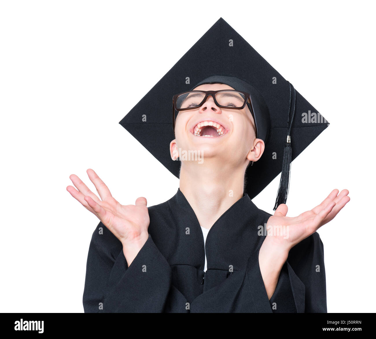 Graduate teen boy student Stock Photo - Alamy