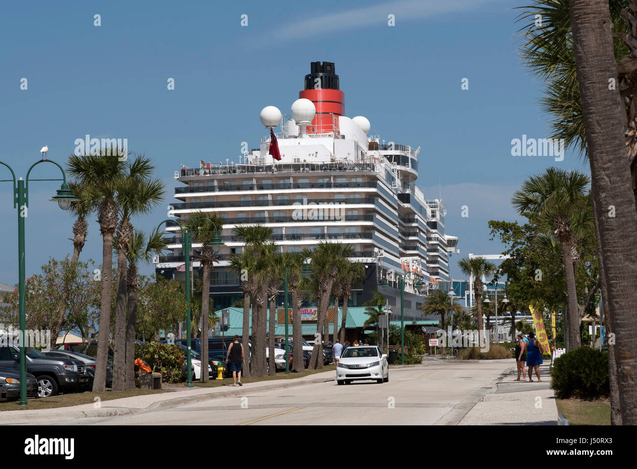 Cruise ship alongside at Port Canaveral, Florida, USA Stock Photo - Alamy