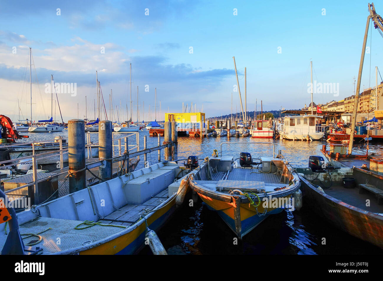 Geneva Lake， the great water Stock Photo - Alamy