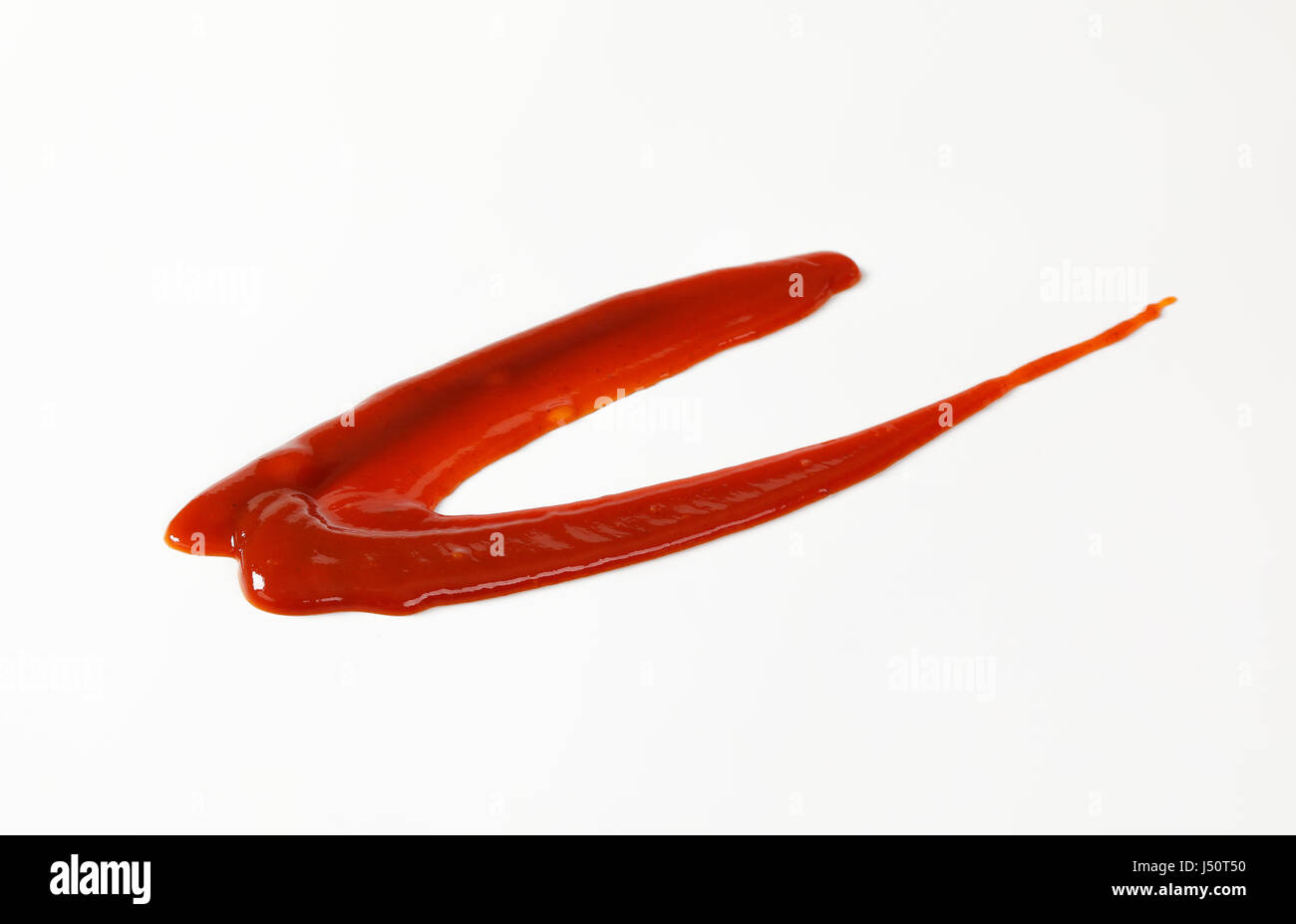 strawberry sauce splash on white background Stock Photo - Alamy