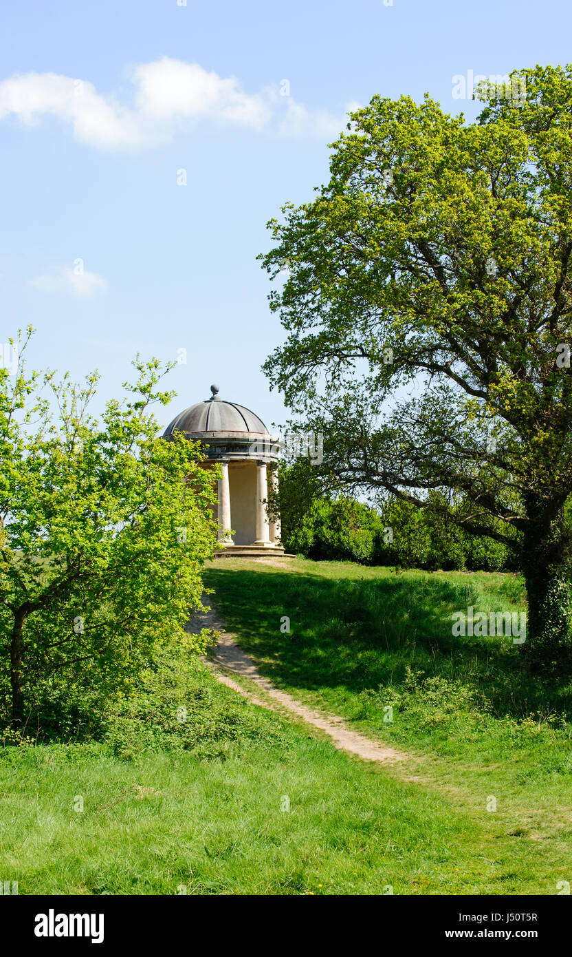 Beautiful view on rotunda in the park on a summer time Stock Photo - Alamy