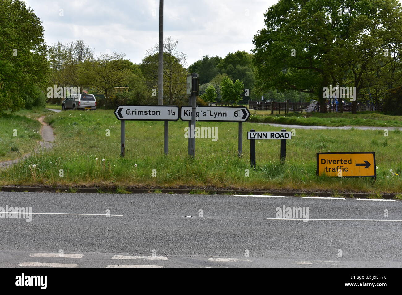 Norfolk road signs hi-res stock photography and images - Alamy