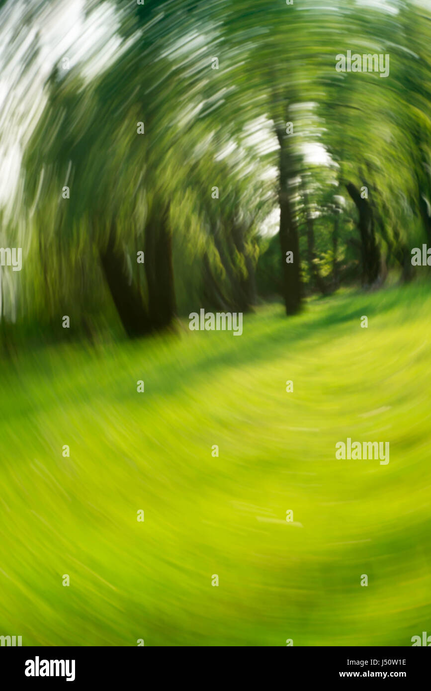 blurred motion spring landscape background Stock Photo - Alamy