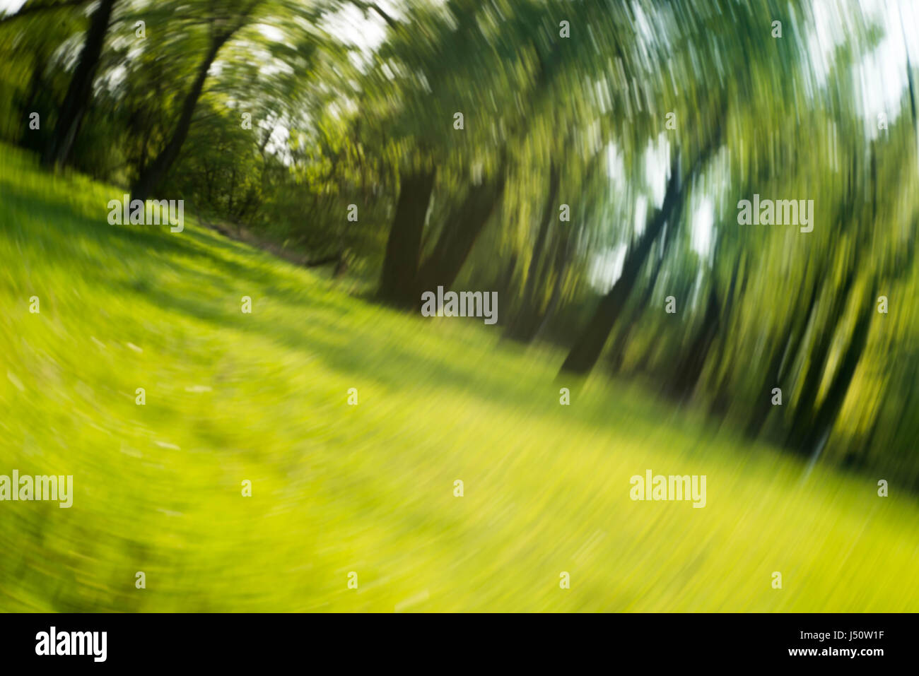 blurred motion spring landscape background Stock Photo - Alamy