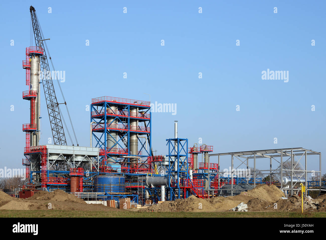 new factory construction site industry zone Stock Photo - Alamy