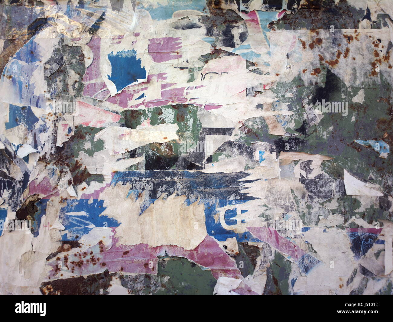 Grunge ripped poster Stock Photo - Alamy