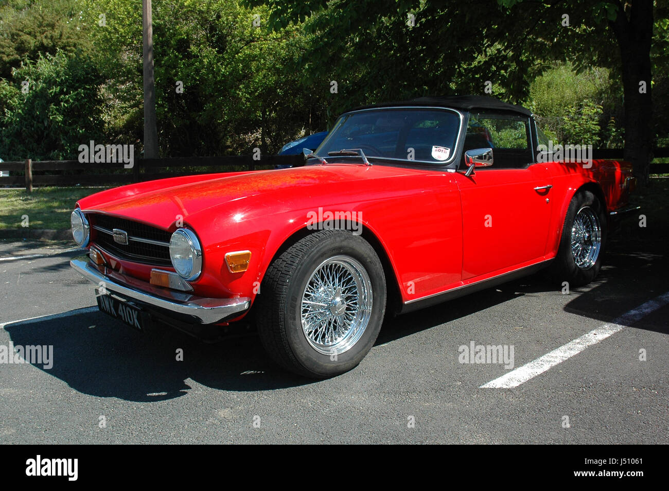 Triumph TR6 classic car Stock Photo - Alamy