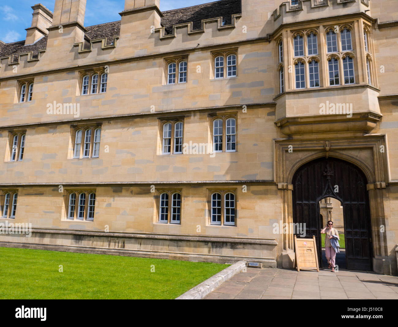 Wadham college university of oxford hi-res stock photography and images ...