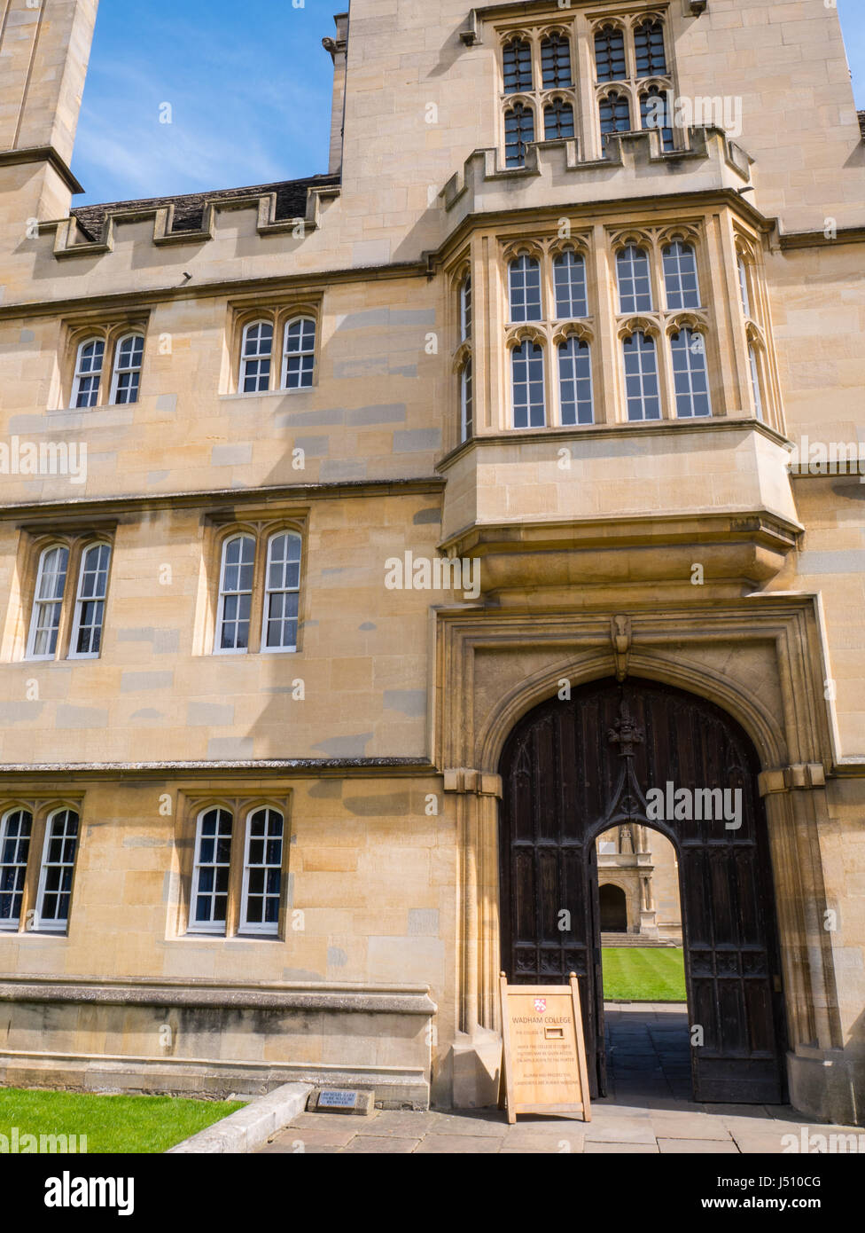 Wadham College, University of Oxford, Oxford, Oxfordshire, England ...
