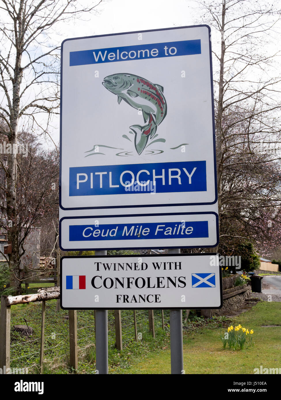 Welcome to scotland signs hi-res stock photography and images - Alamy