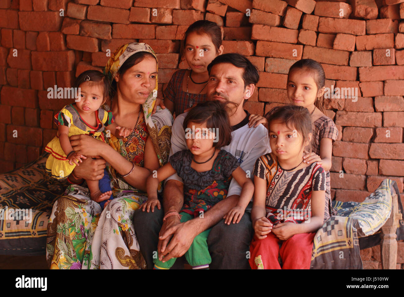 Rural tribal Family in Gujarat, India Stock Photo - Alamy