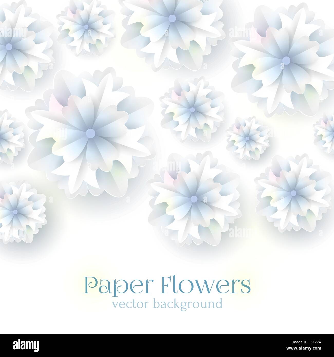 Paper flower. Background. Vector illustration Stock Vector Image & Art ...